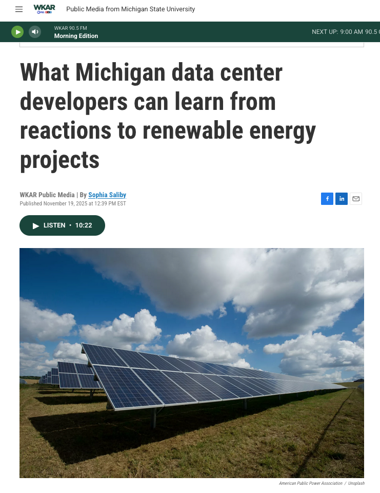 What Michigan data center developers can learn from reactions to ...